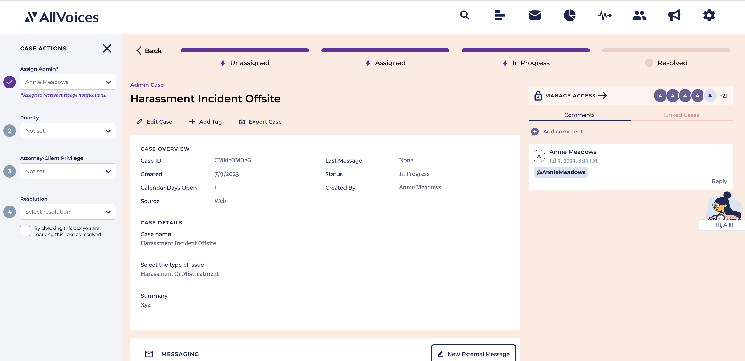 How to Add a Case as an Admin – AllVoices