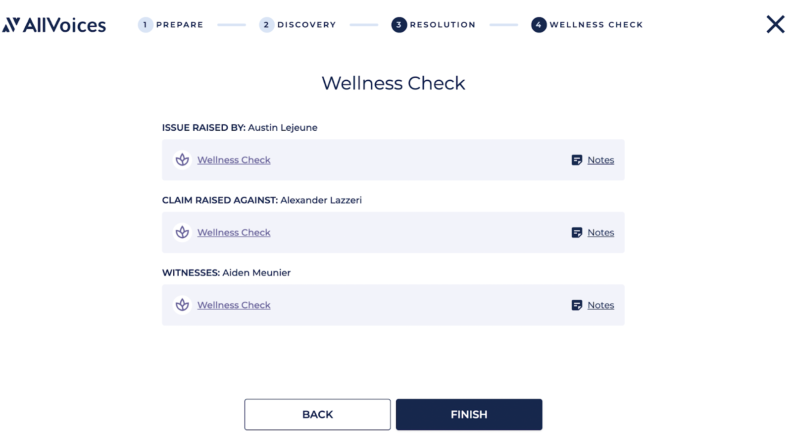 Wellness Check – AllVoices