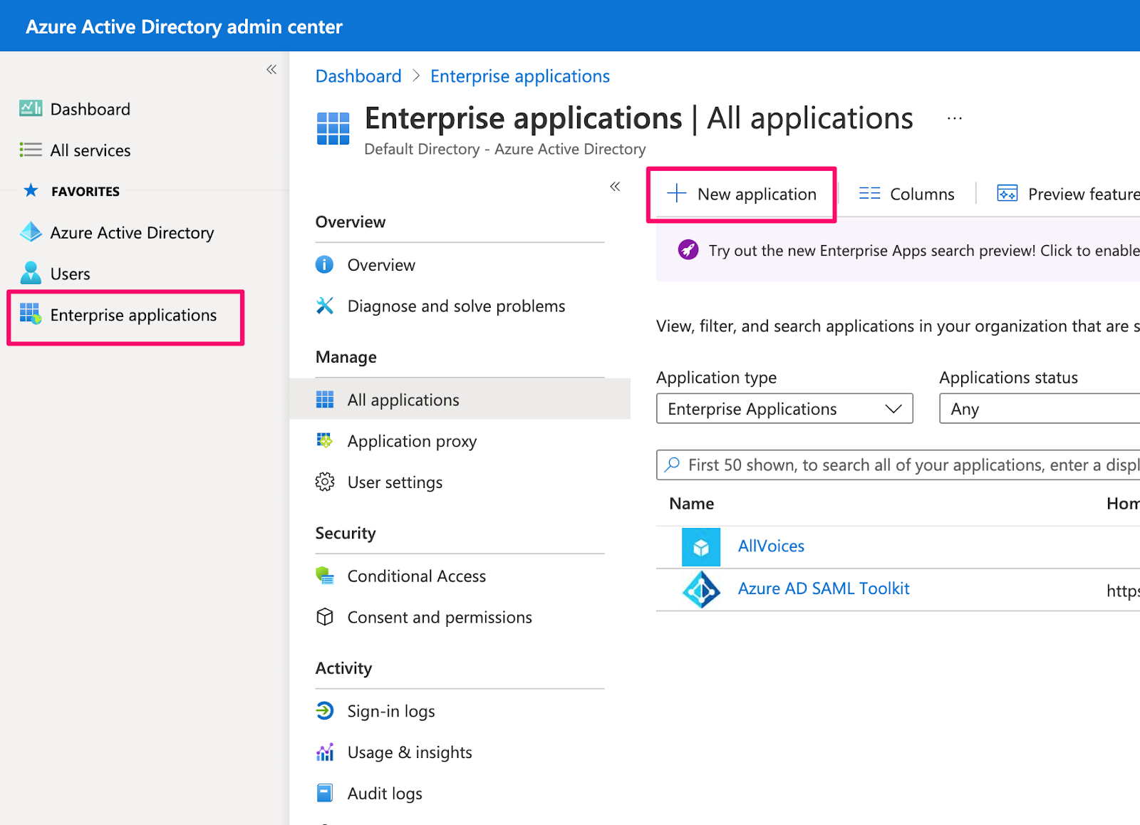 Azure AD SSO Guide – AllVoices